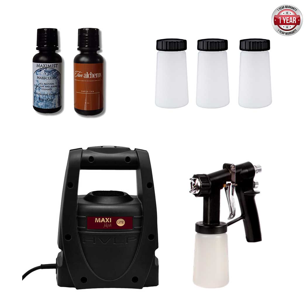 MaxiMist Elite Series Lite HVLP Spray Tanning System – Tampa Bay Tan